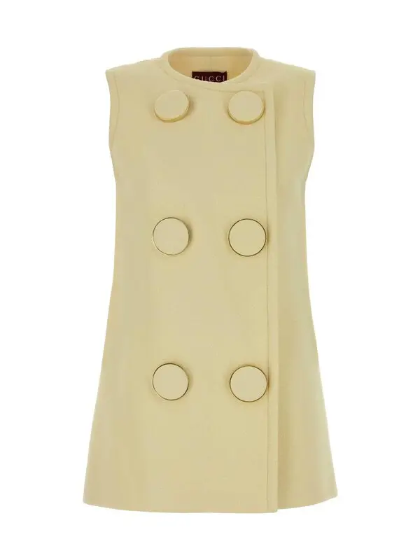 Gucci Pastel Jersey Vest - Yellow