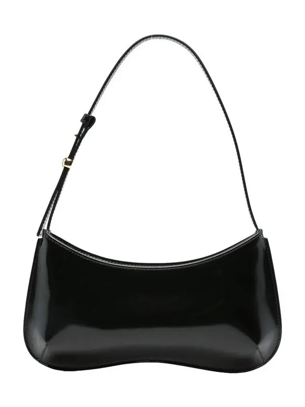 Jacquemus Calf Leather Shoulder Bag - Black