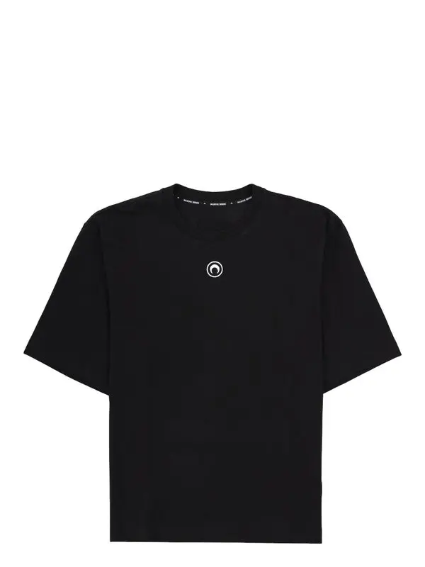 MARINE SERRE T-shirt In Jersey - Black