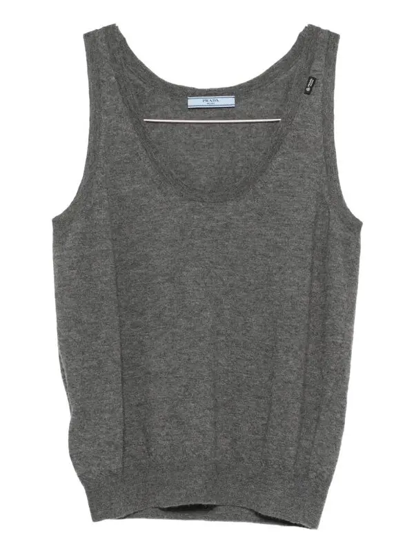 Prada Cashmere Tank Top - Multicolor