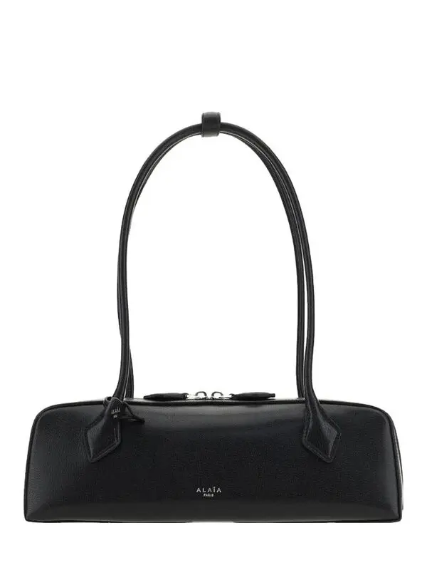 Alaïa Leather Tote Bag - Black