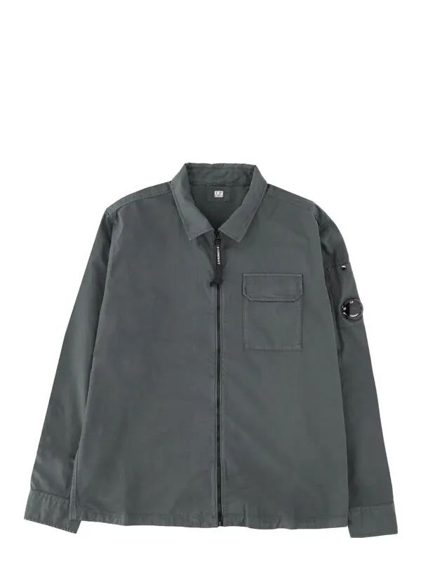 C.P. COMPANY Zippered Overshirt - Gray