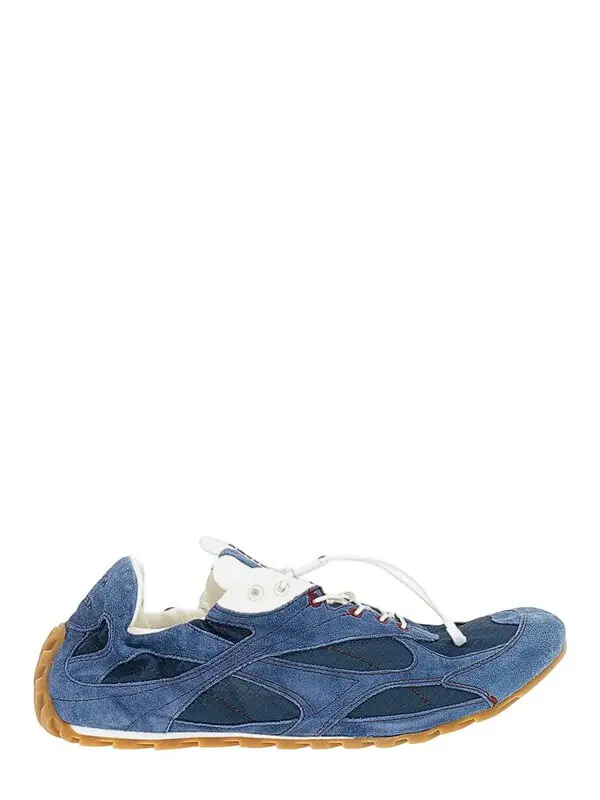Bottega Veneta Orbit Flash Suede And Nylon Sneakers - Multicolor