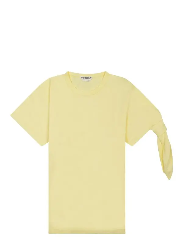 JW Anderson T-shirt With Knot Detail - Yellow