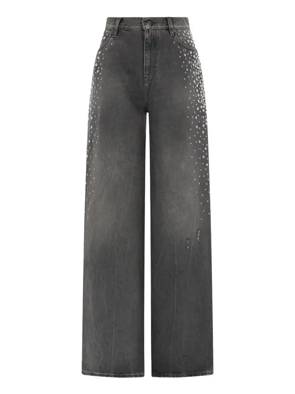 GOLDEN GOOSE Melody Boyfriend Jeans - Gray