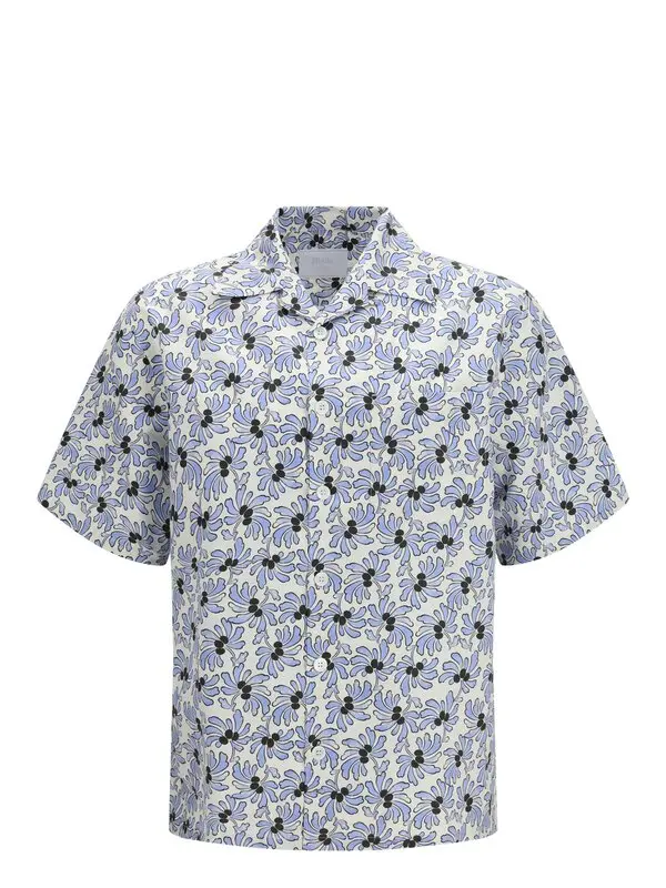 Prada Cotton Shirt With Floral Print - Multicolor