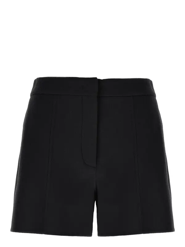 Sportmax Buono Wool Tailored Shorts - Black