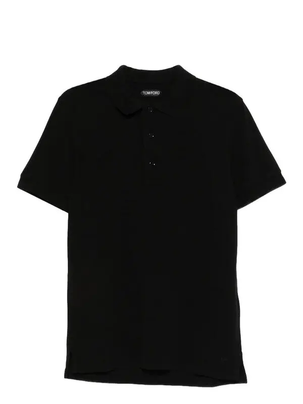 TOM FORD Polo Shirts - Black
