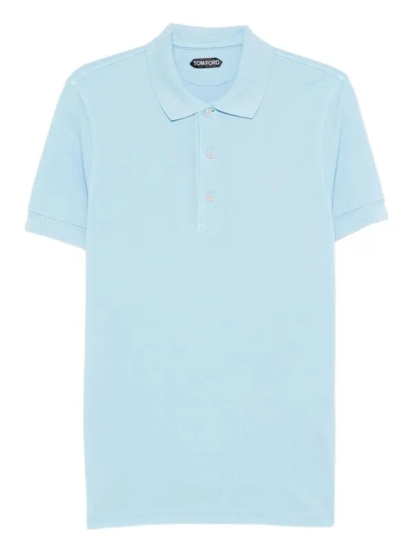 TOM FORD Polo Shirts - Blue