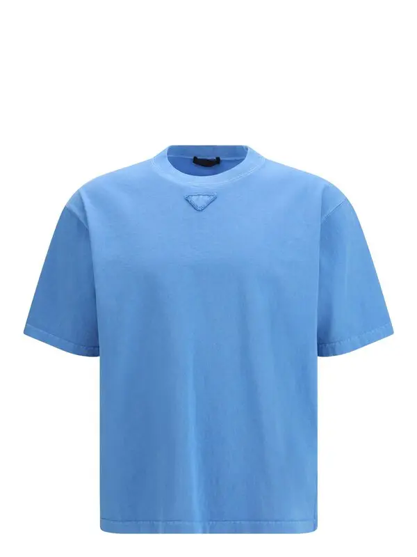 Prada Cotton T-shirt - Blue
