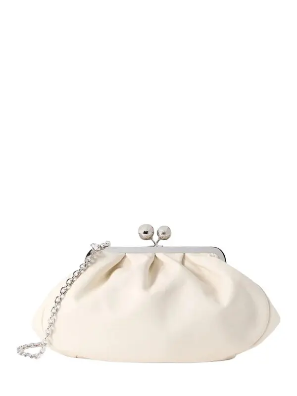 Max Mara Pelle Di Montone Clutch - White