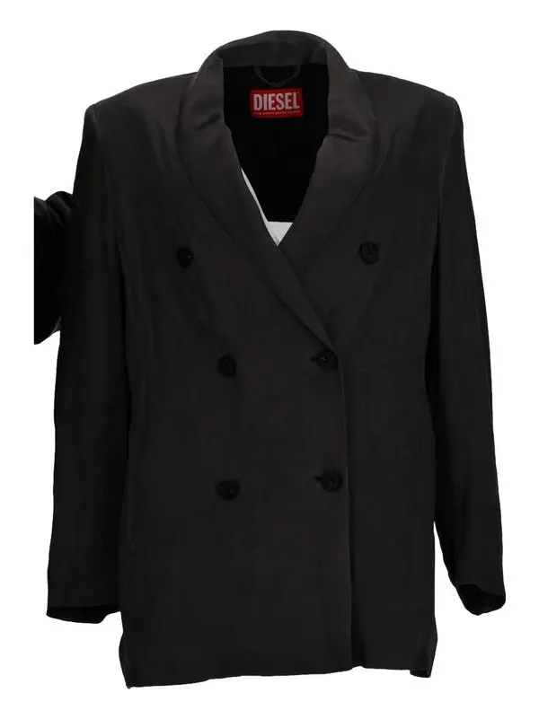 DIESEL® Fluid Viscose Blazer - Gray