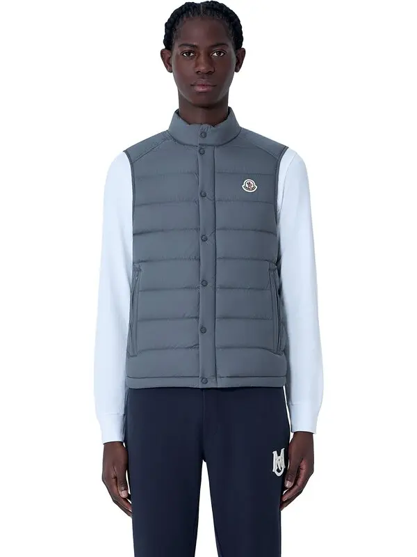 Moncler Barthe Quilted Gilet - Gray