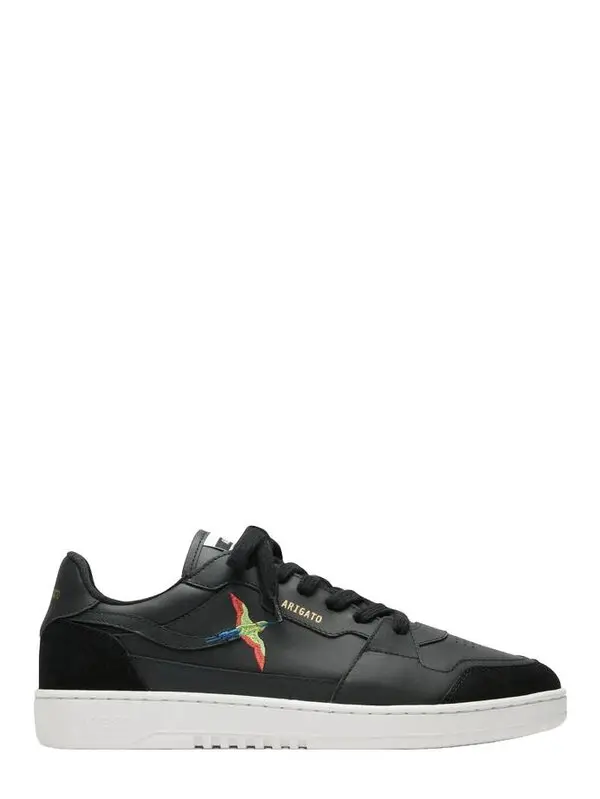 Axel Arigato Panelled Leather Low-top Trainers - Black