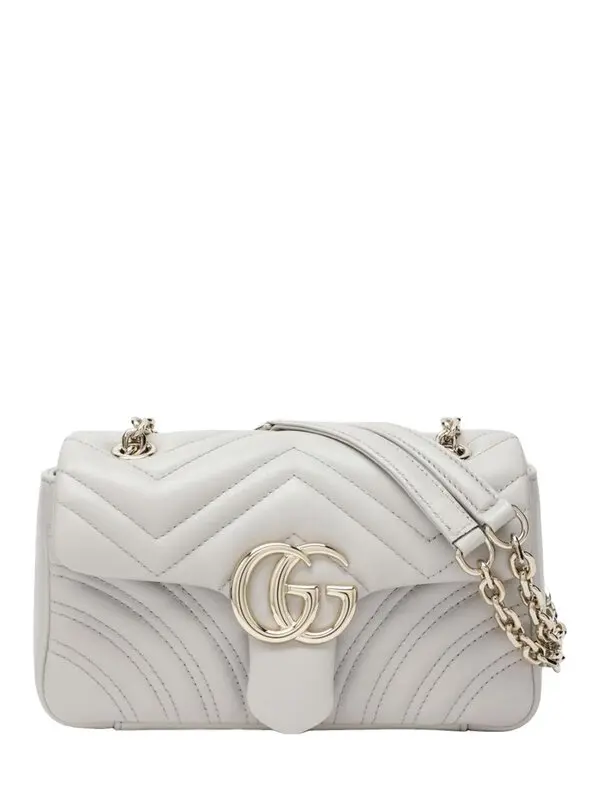 Gucci Gg Marmont Mini Bag - White