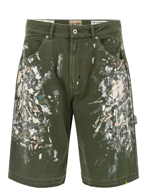 GALLERY DEPT. Platoon Painter Bermuda Shorts - Green