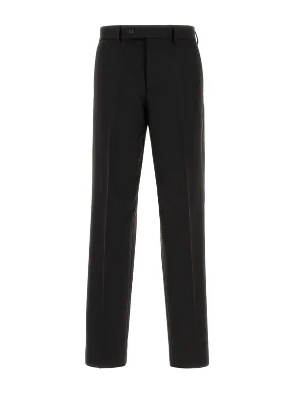 Fendi Chocolate Twill Trousers - Brown