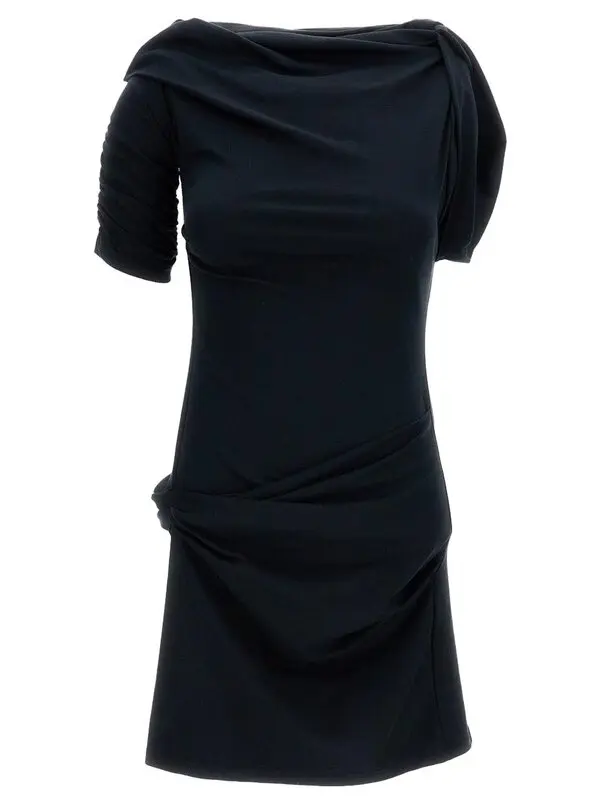 Jacquemus La Mini Robe Drapeado Mini Dress - Multicolor