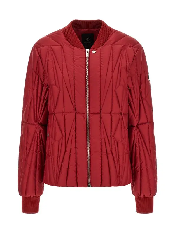 Rick Owens Moncler + Geocamo Flight Down Jacket - Red