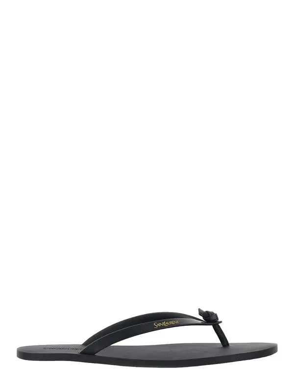 Saint Laurent Cassandra Flip-flops - Multicolor