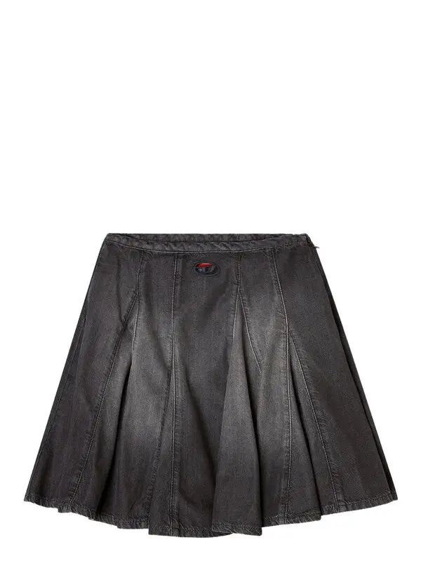 DIESEL® Denim Paneled Skirt - Multicolor
