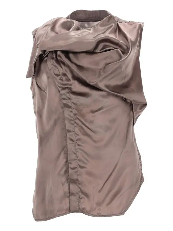Rick Owens Sleeveless Island Shirt - Multicolor