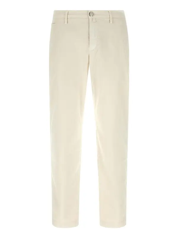 Jacob Cohen Bobby Cotton Blend Chinos - White
