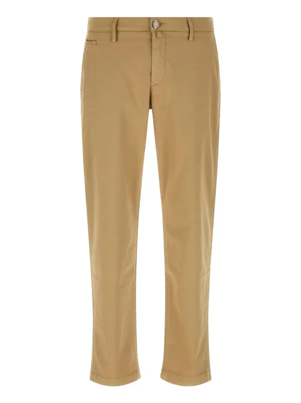 Jacob Cohen Bobby Cotton Blend Chinos - Cream