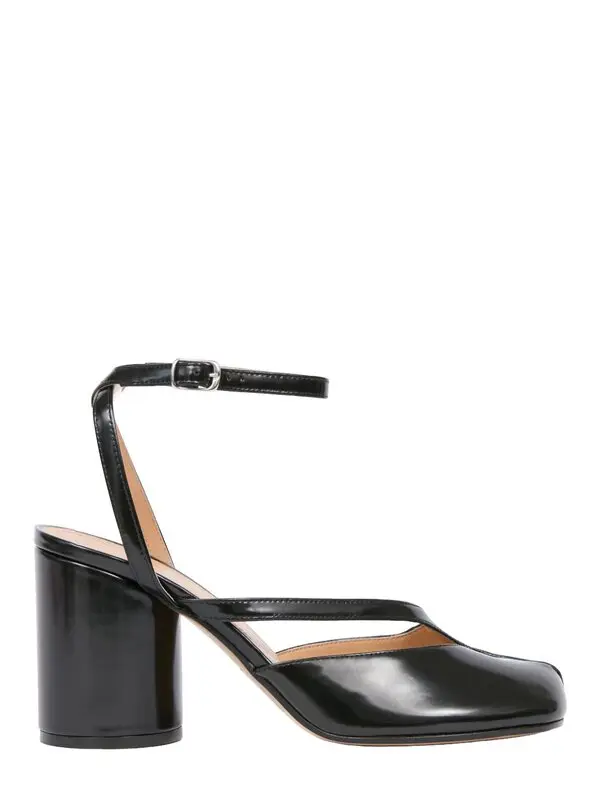 MAISON MARGIELA Tabi Leather Pumps With Buckle-fastening Ankle Strap - Multicolor