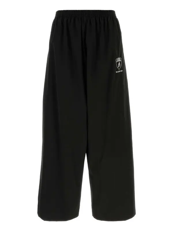 Balenciaga X Automobili Lamborghini Tech Fabric Wide-leg Pants - Black
