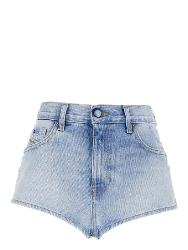DIESEL® Denim Cut-out Shorts - Multicolor