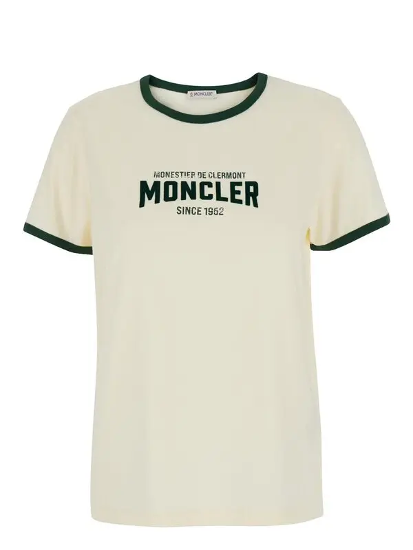 Moncler Cotton T-shirt With Logo - Multicolor