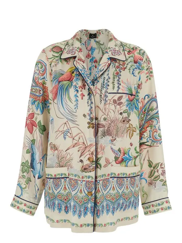 Etro All-over Printed Polyester Shirt - Multicolor
