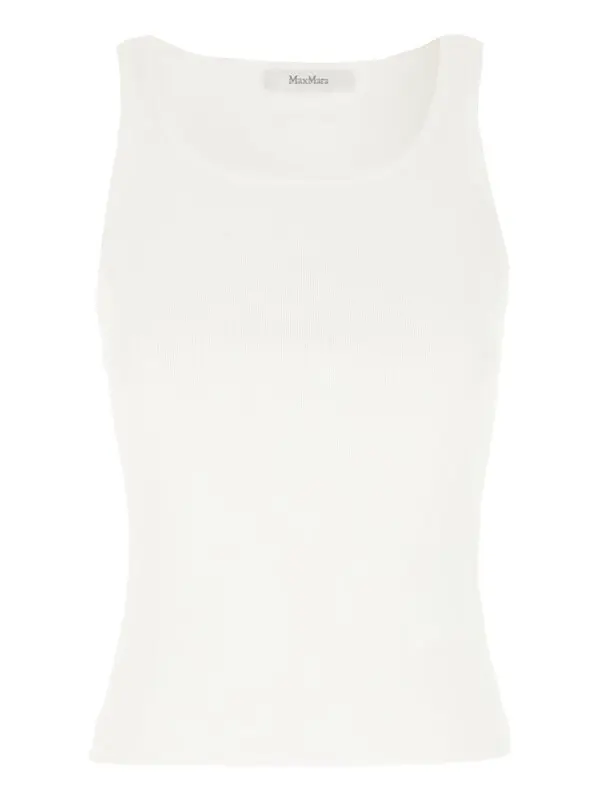Max Mara Ribbed Knit Tank Top - Multicolor