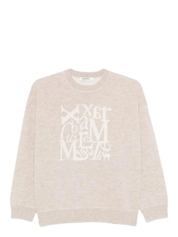 Max Mara Graphic Crewneck Sweater - Multicolor