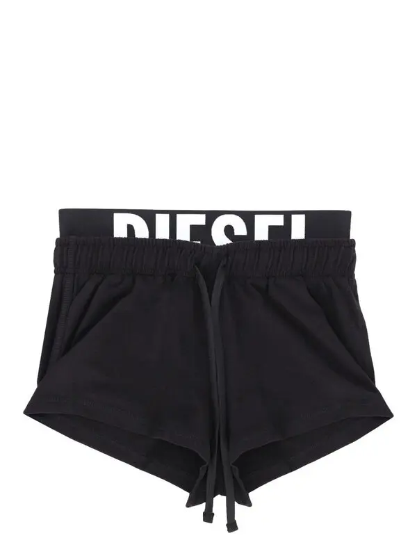 DIESEL® Miranda-d Pop Shorts - Black