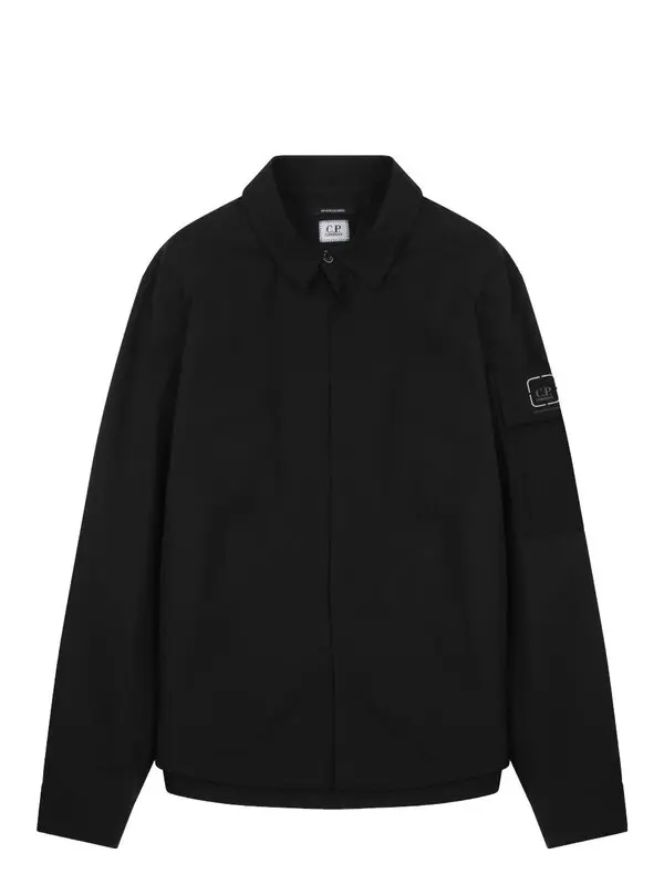 C.P. COMPANY Giacca Metropolis Overshirt Con Logo - Black