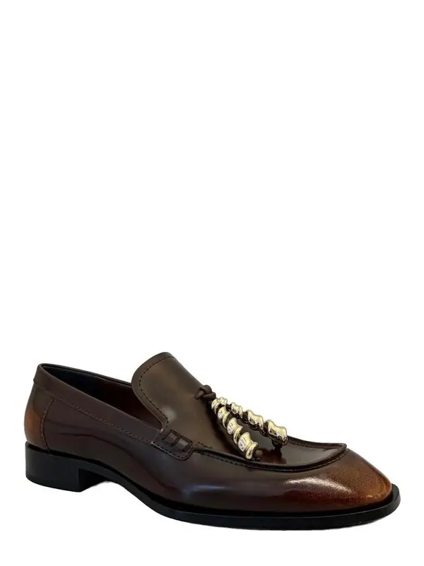 Loewe Edge Leather Loafers - Multicolor