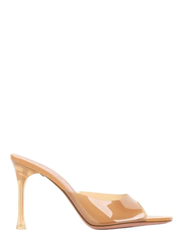 Amina Muaddi Alexa Heel Mules - Multicolor
