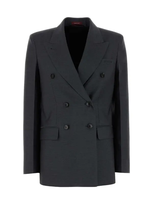 Gucci Graphite Wool Blazer - Gray
