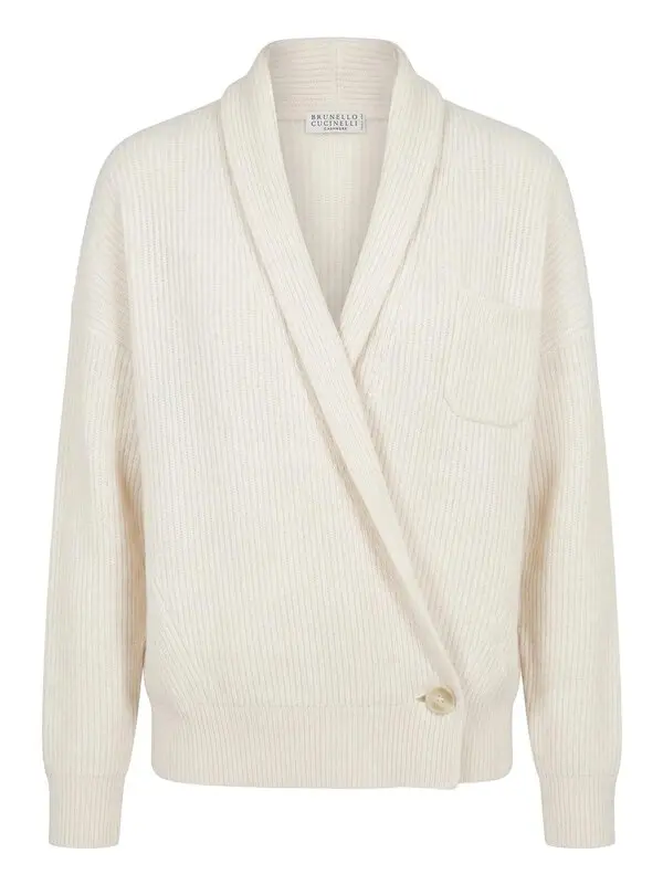 Brunello Cucinelli 100% Cashmere Cardigan - Multicolor