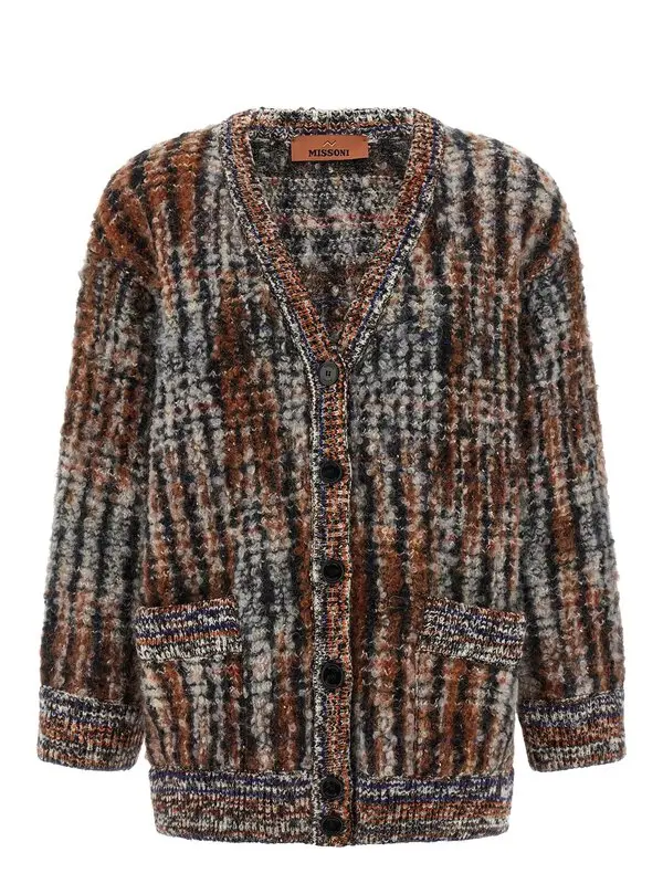 Missoni Bouclé Wool Cardigan - Multicolor