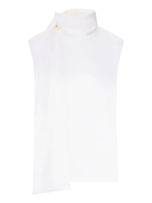 Bottega Veneta Satin Sleeveless Top - Multicolor