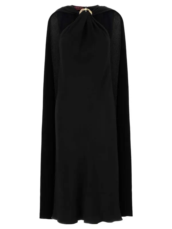 Gucci Crepe Dress - Black