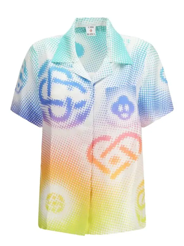 Casablanca Graphic Print Shirt - Multicolor