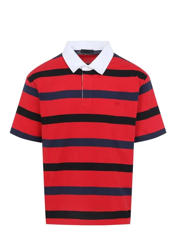 Prada Short Sleeves Polo - Red