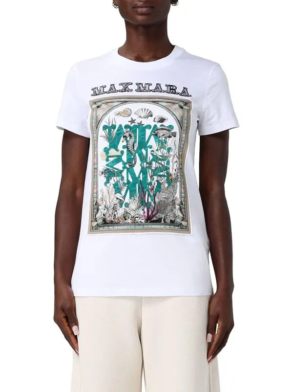 Max Mara Graphic T-shirt - White