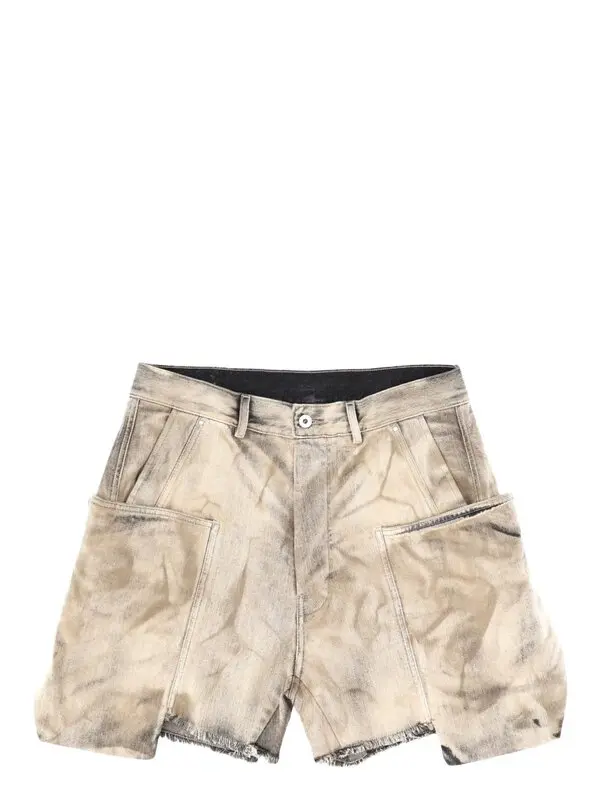 Rick Owens Stefan Cargo Shorts - Cream
