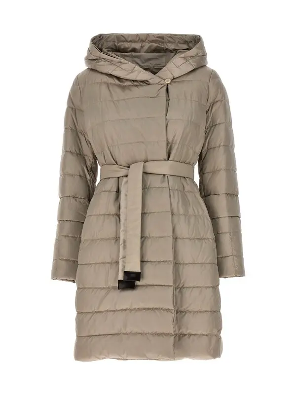 Max Mara Reversible Quilted Down Jacket - Cream