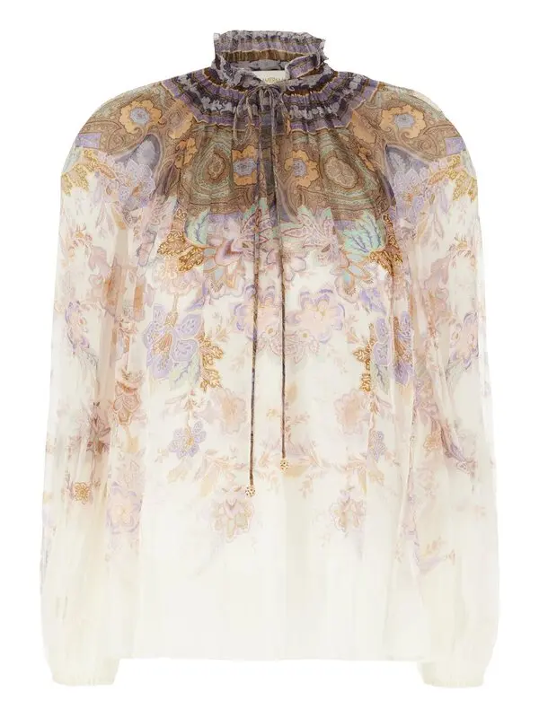 Zimmermann Clothing Tops Paisley Print Blouse - Multicolor